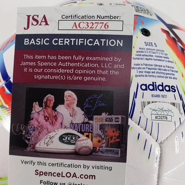 Edinson Cavani Signed Adidas 2022 FIFA World Cup Soccer Ball (JSA COA ...