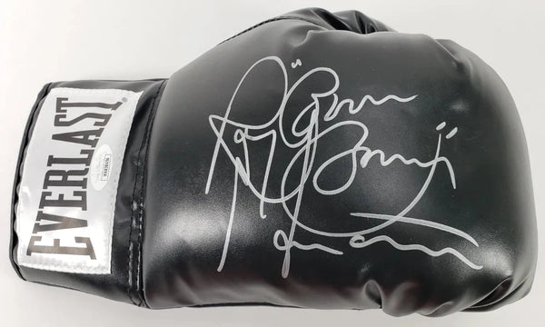 Ray "Boom Boom" Mancini Signed Black Everlast RH Boxing Glove (JSA Wit ...