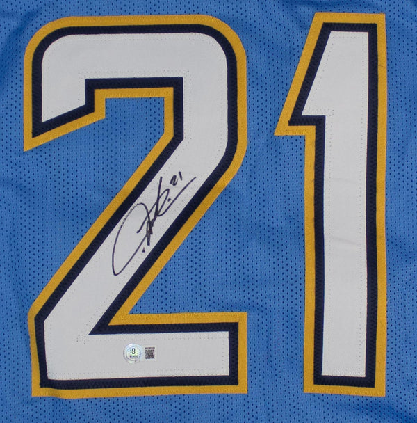 LaDainian Tomlinson Signed Chargers Powder Blue Jersey (Beckett Witnes ...