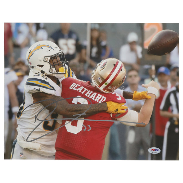 Derwin James Signed Rookie Season Chargers 11x14 Photo (PSA) – GSSM